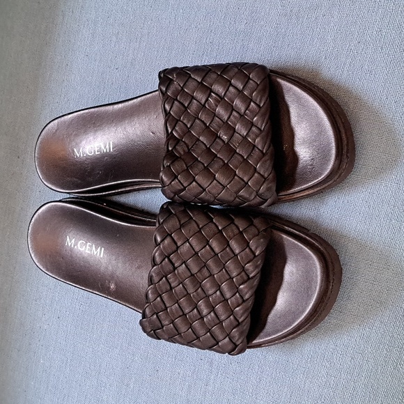 M. Gemi | Shoes | M Gemi Woven Slides | Poshmark